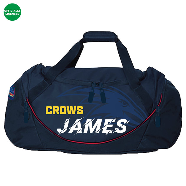 Personalised Adelaide Crows Official AFL Sports Bag | NPA Events Australia