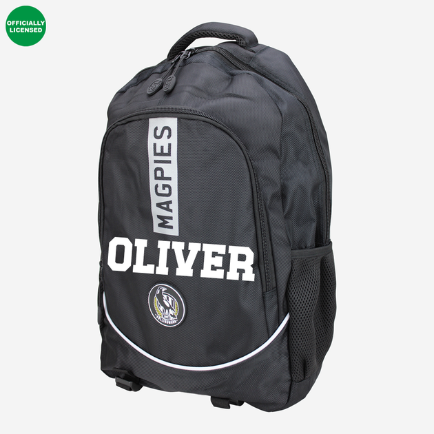 Personalised Collingwood Magpies Official AFL Backpack | NPA Events ...