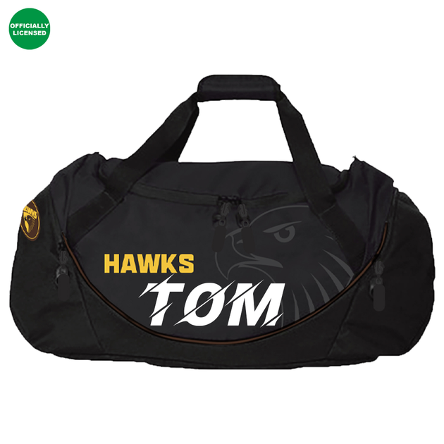 Personalised Hawthorn Hawks Official AFL Sports Bag | NPA Events Australia