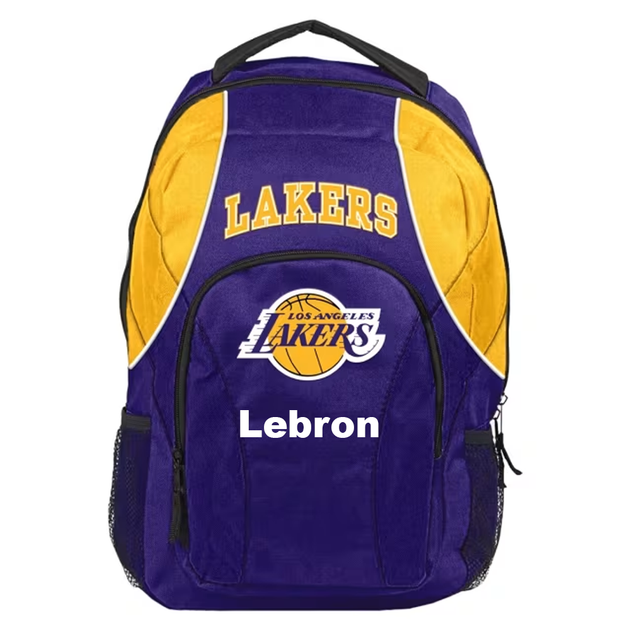 Personalised NBA LA Lakers Backpack | NPA Events Australia