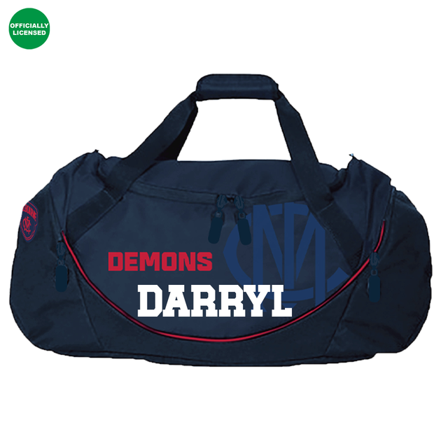 Personalised Melbourne Demons Official AFL Sports Bag | NPA Events ...