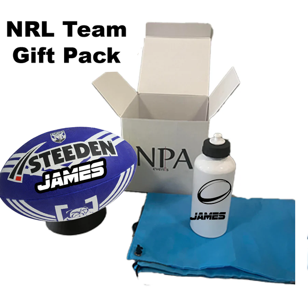 Personalised NRL Team Rugby League Gift Pack (Size 5) | NPA Events ...