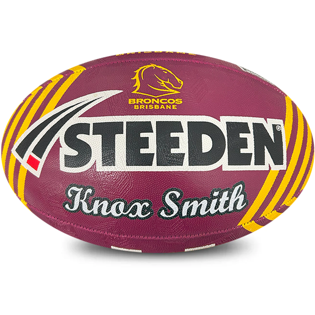 Personalised Brisbane Broncos Official NRL Ball (Size 5) | NPA Events ...