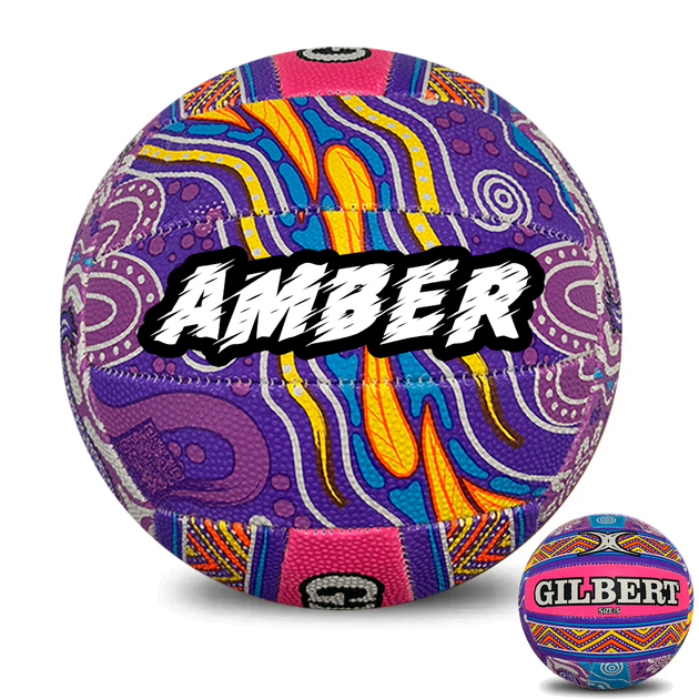 Personalised Gilbert 2026 Indigenous First Nations Supporter Netball ...