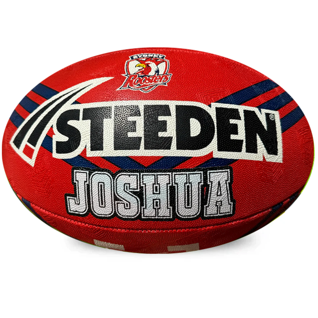 Personalised Sydney Roosters Official NRL Ball (Size 5) | NPA Events ...