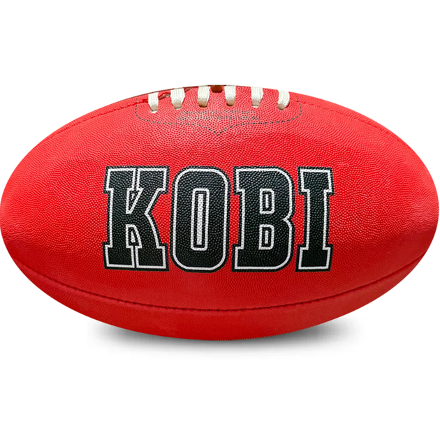 Personalised Mi-Ball AFL Football - Red (Size 3, 4, 5) | NPA Events ...